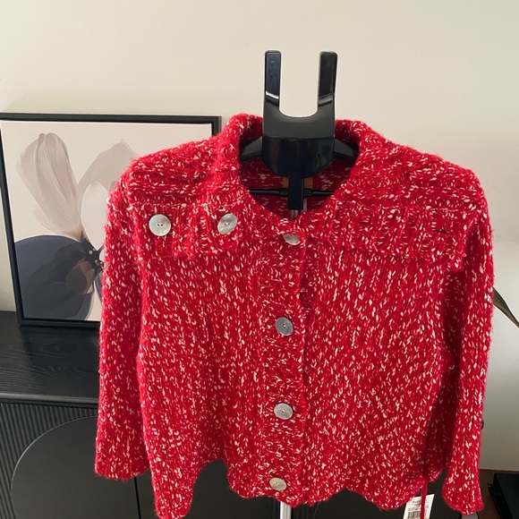Ruby Rd. | Sweaters | Vintage Ruby Rd Vibrant Red Knit Cardigan | Poshmark